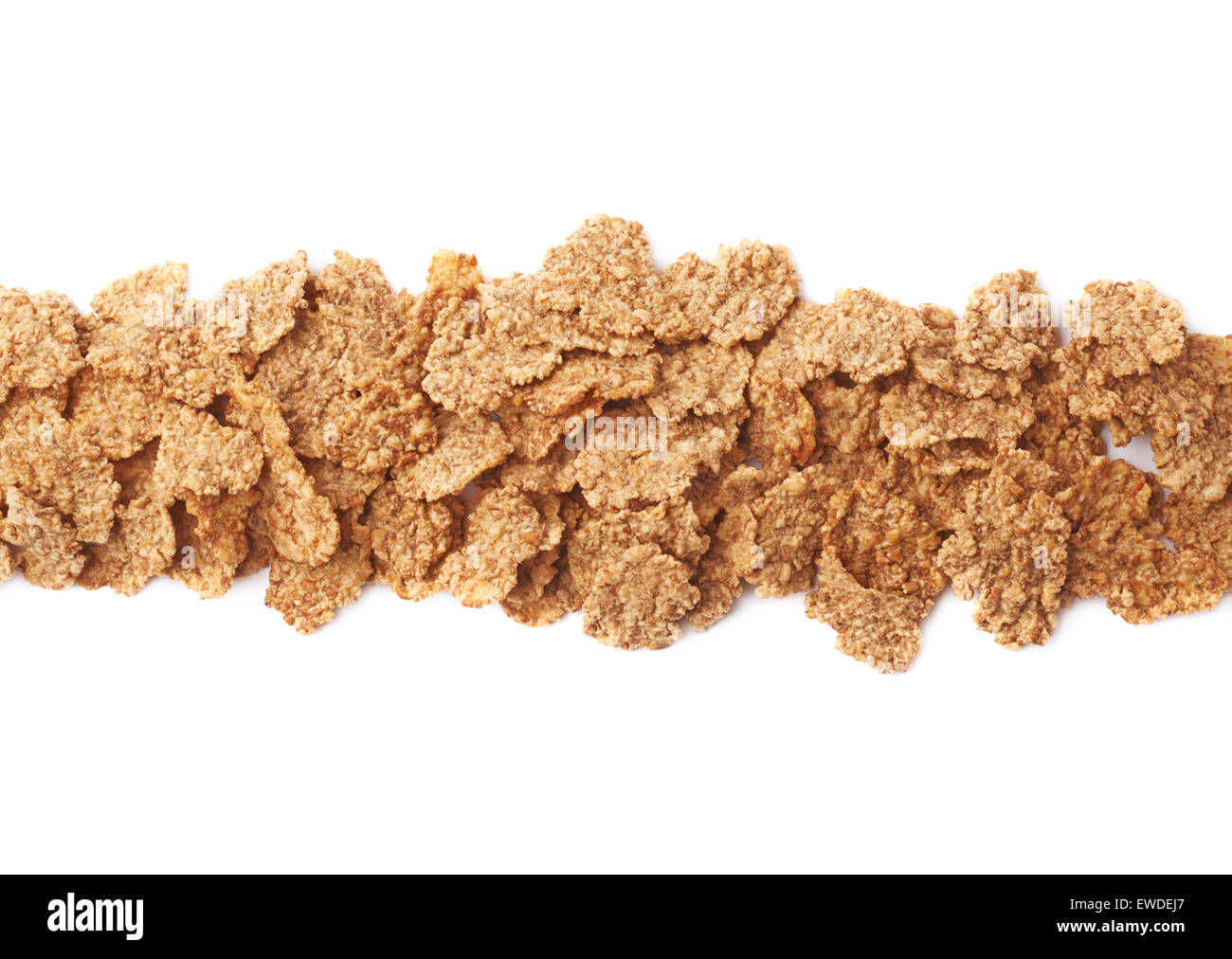 Whole grain cereal flakes isolated Stock Photo - Alamy