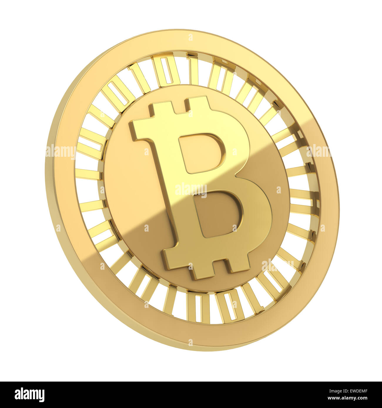 Bitcoin currency symbol coin isolated Stock Photo - Alamy