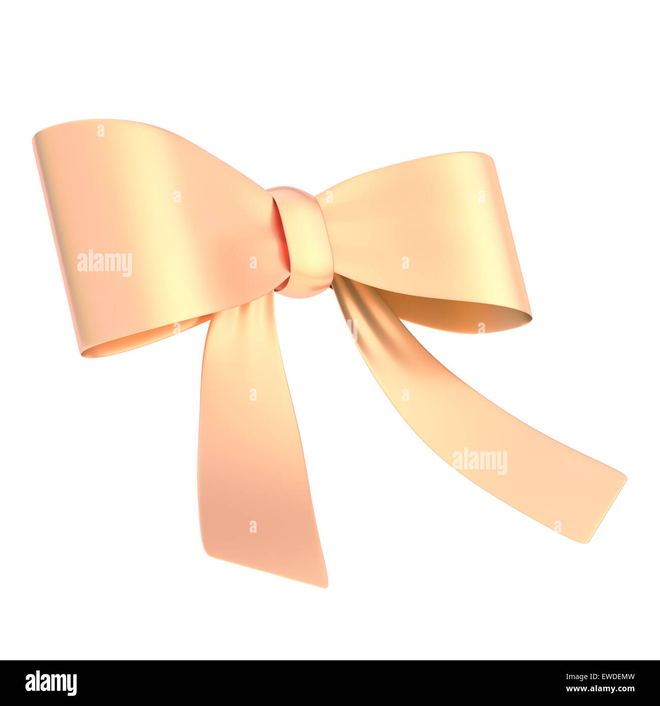 Decorational ribbon bow isolated Stock Photo - Alamy