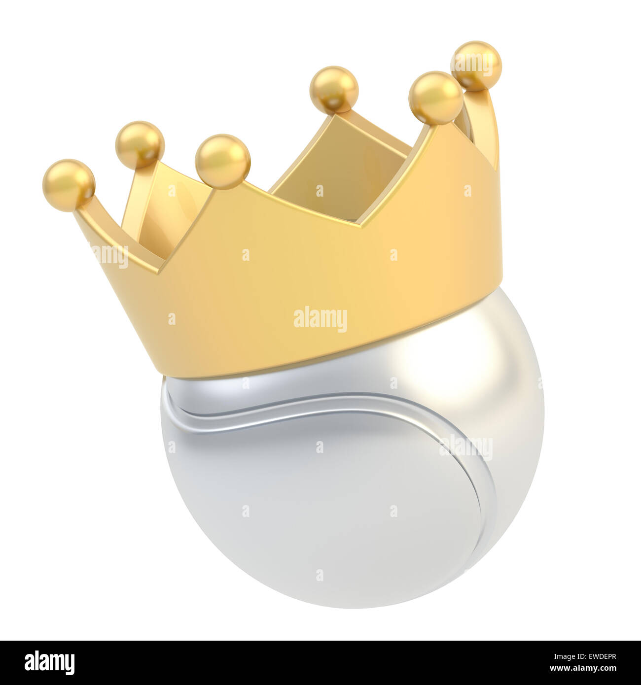 Yellow golden ball in 3d Cut Out Stock Images & Pictures - Alamy