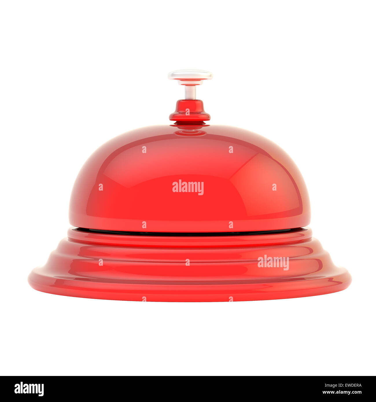 Hotel reception bell isolated Stock Photo - Alamy