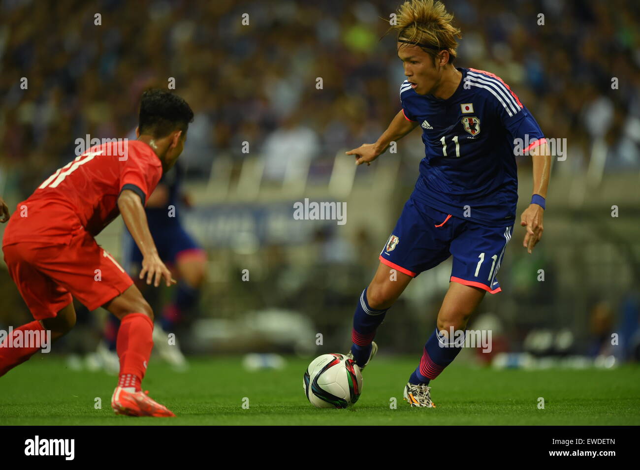 Saitama, Japan. 16th June, 2015. Takashi Usami (JPN) Football/Soccer ...