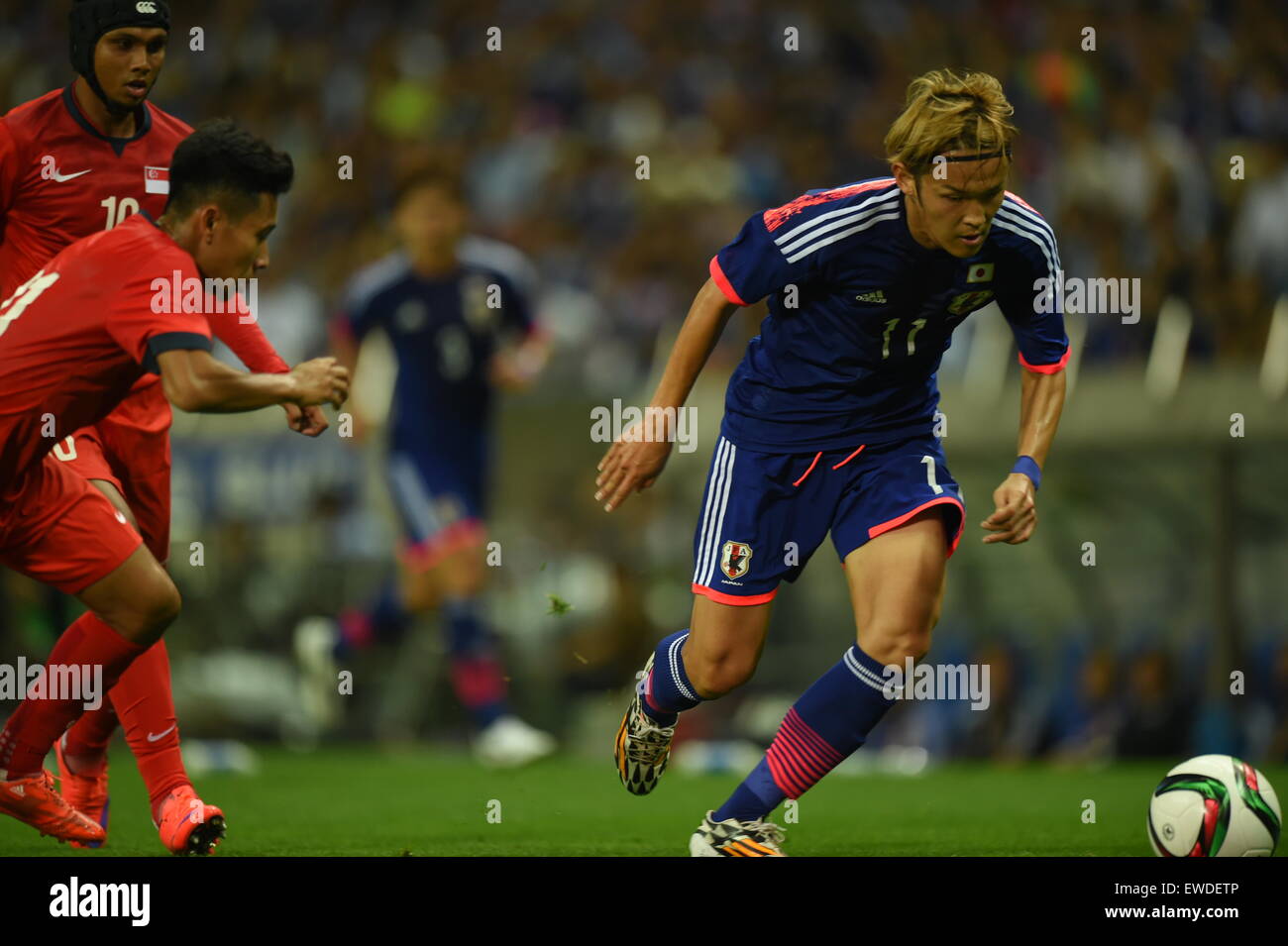 Saitama, Japan. 16th June, 2015. Takashi Usami (JPN) Football/Soccer ...