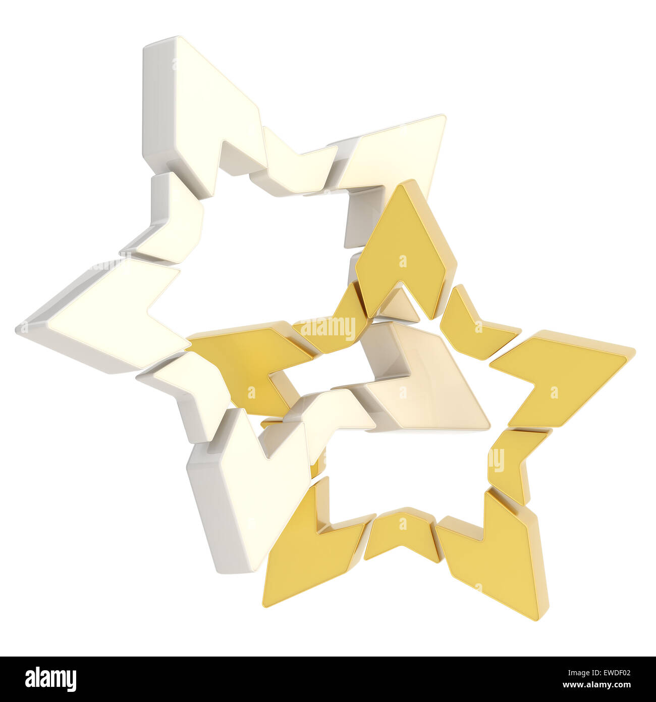 Two stars composition Stock Photo - Alamy