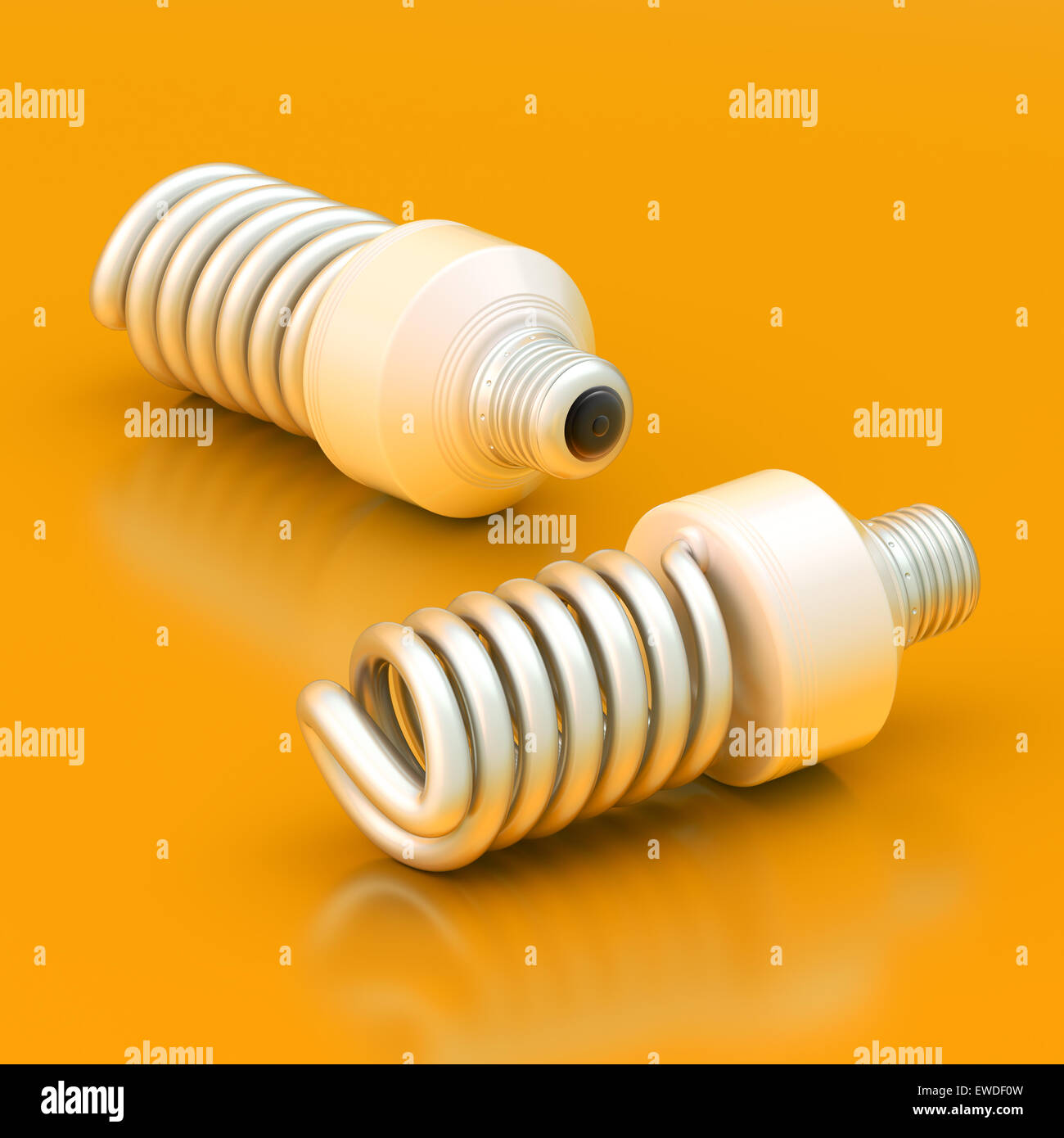 Two energy saving bulbs Stock Photo - Alamy