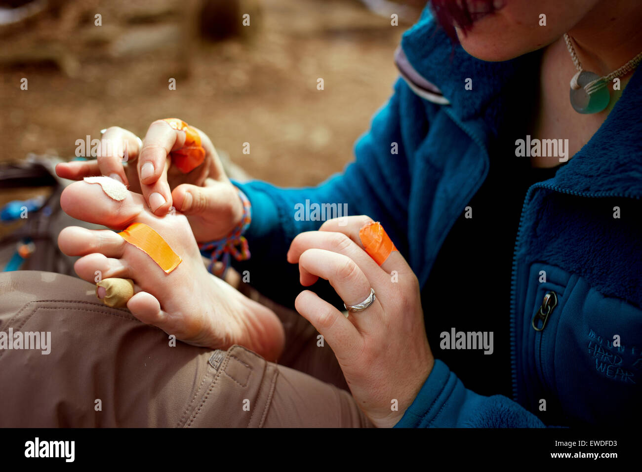 Blisters and feet hi-res stock photography and images - Alamy