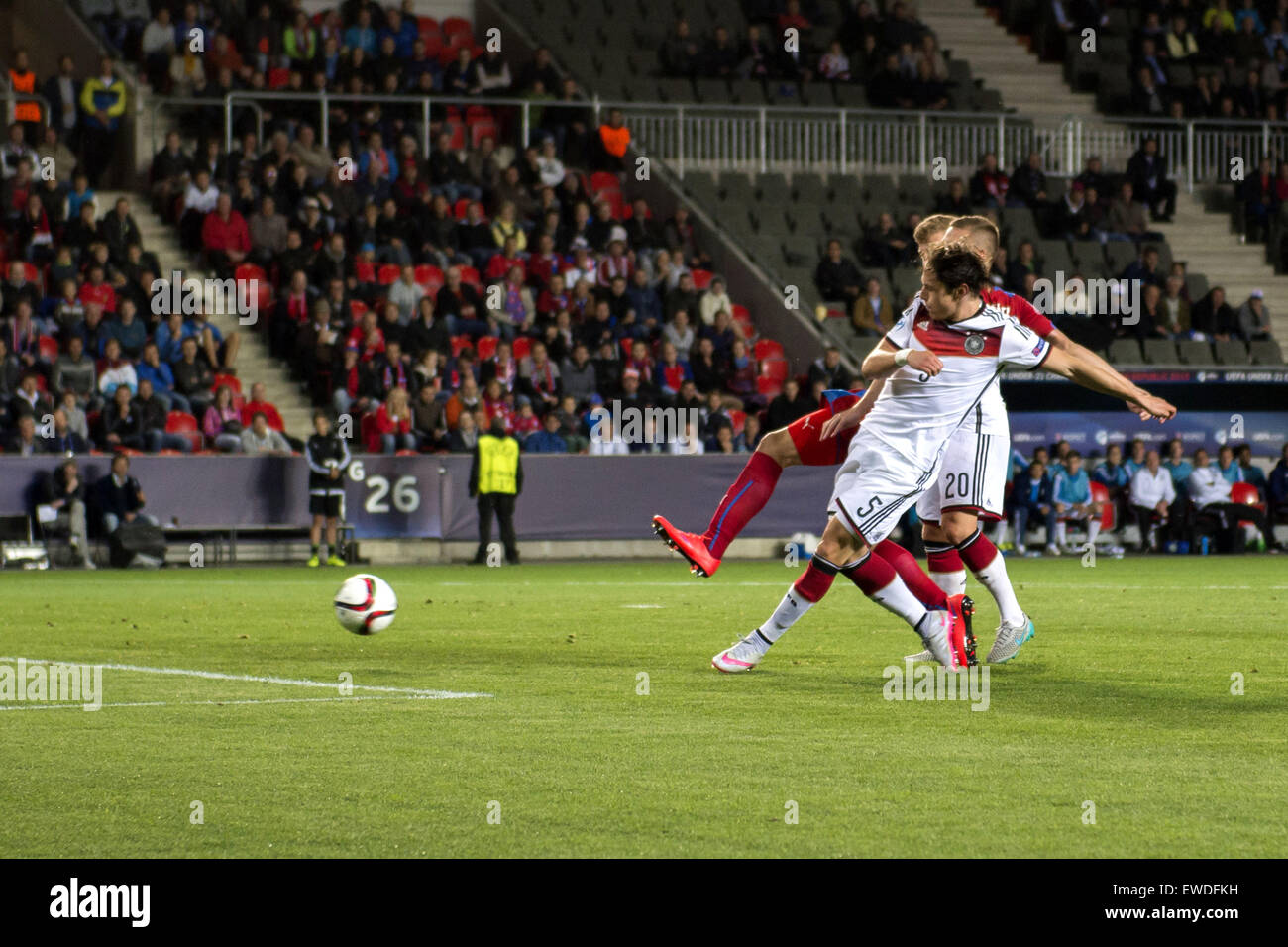 Prague, Czech Republic. 23rd June, 2015. Nico Schulz (GER) Football ...