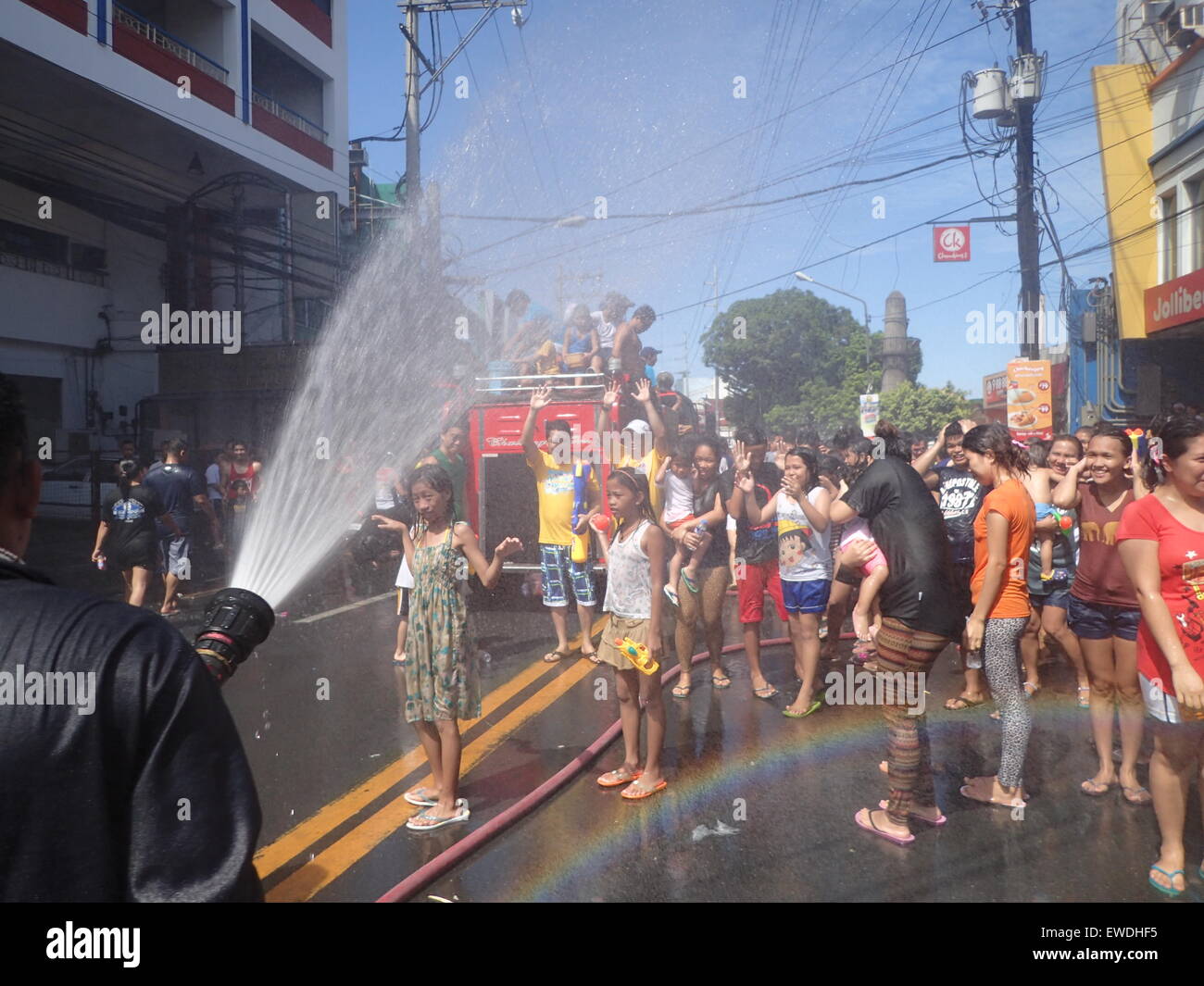 San Juan, Philippines. 24th June, 2015. Thousands of people who are ...