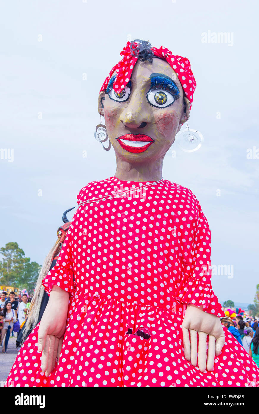 Mojigangas at the festival of Valle del Maiz San Miguel de Allende ...