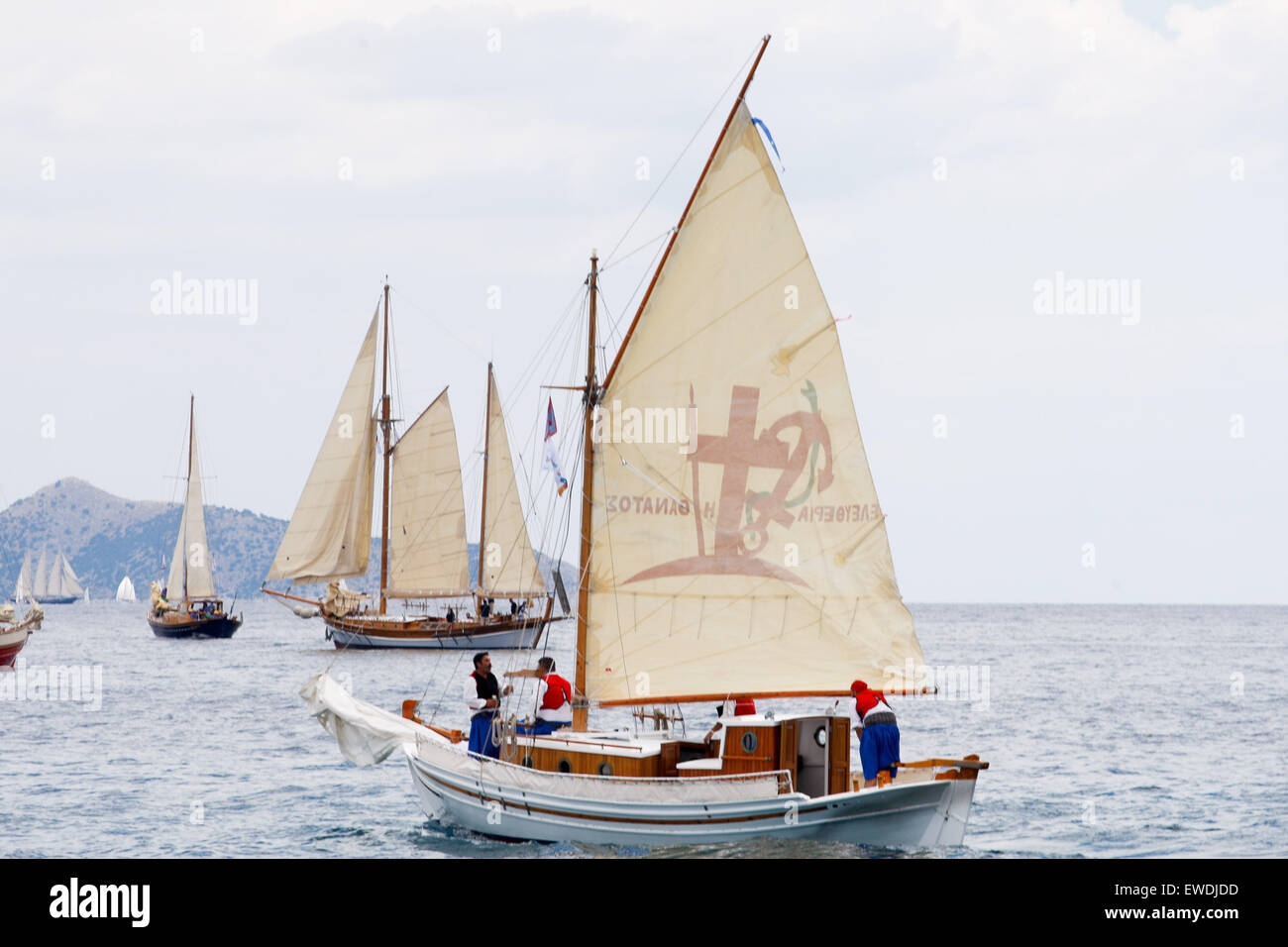 Spetses classic yacht regatta hi-res stock photography and images - Alamy