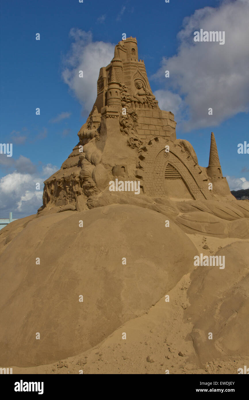 Sand Sculptures at Weston-super-mare Stock Photo - Alamy