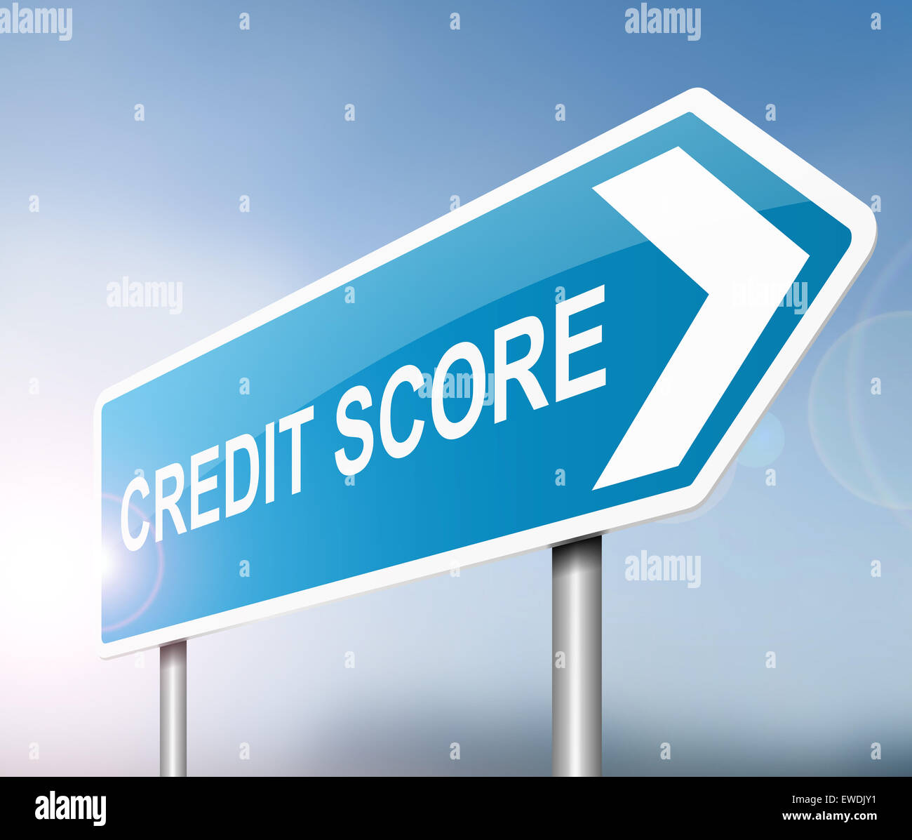 Credit score concept Stock Photo - Alamy