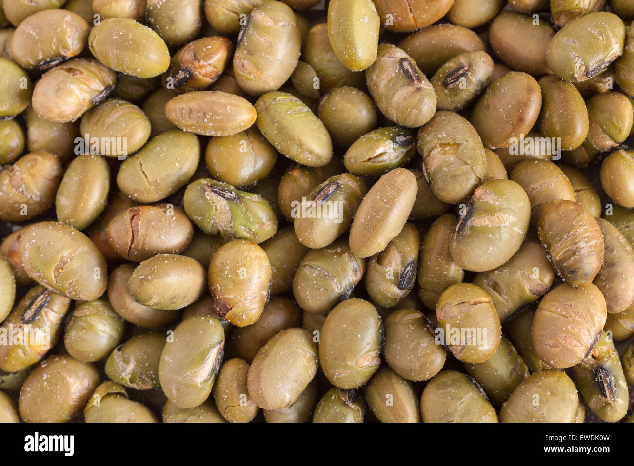 Soya nuts baked or roasted soy beans seasoned with salt Stock Photo - Alamy