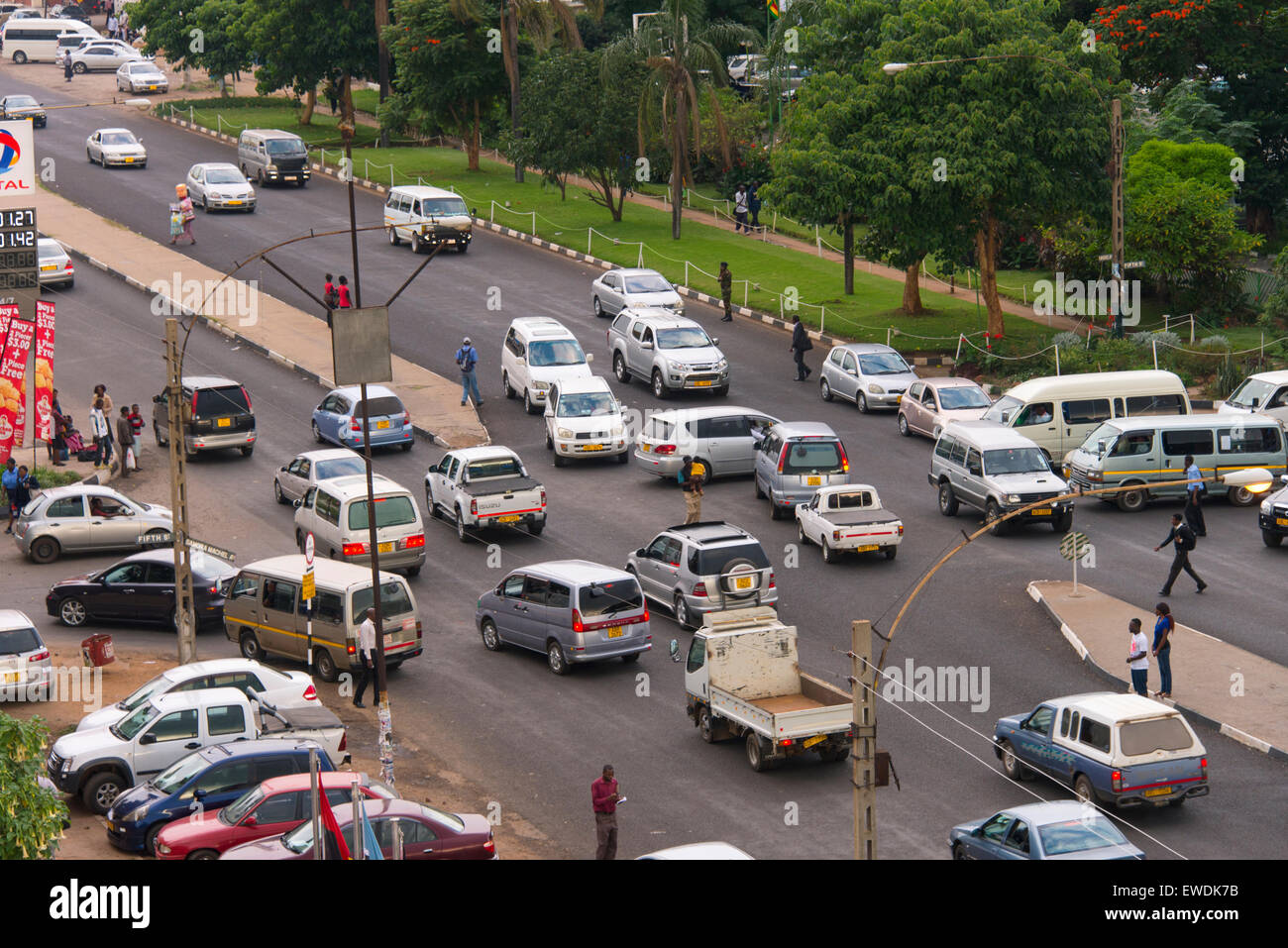 Harare traffic cars hi-res stock photography and images - Alamy