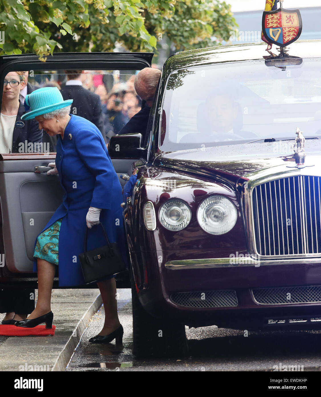 Berlin, Germany. 23rd June, 2015. British Queen Elizabeth II and Prince ...
