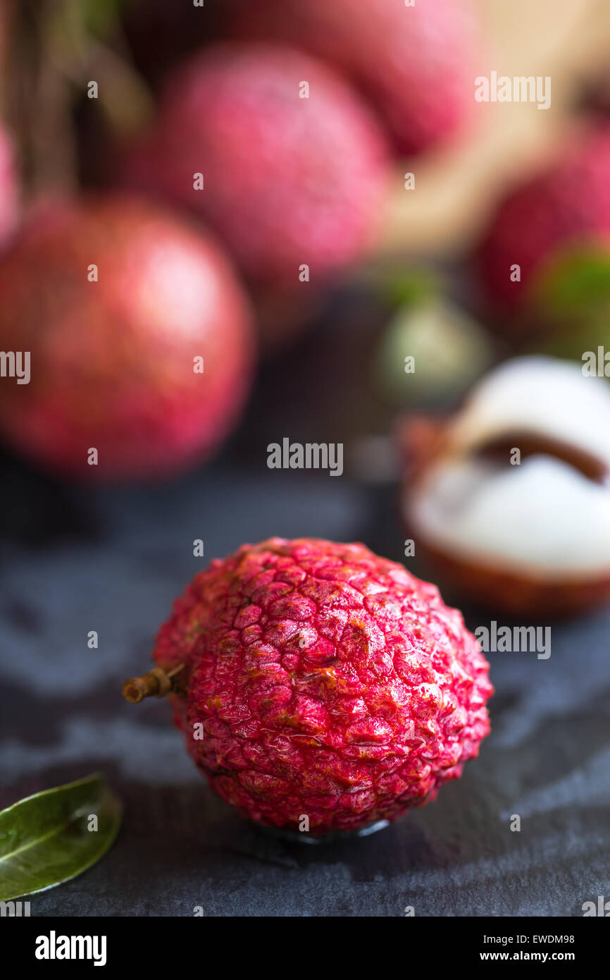 Lychee basket hi-res stock photography and images - Alamy