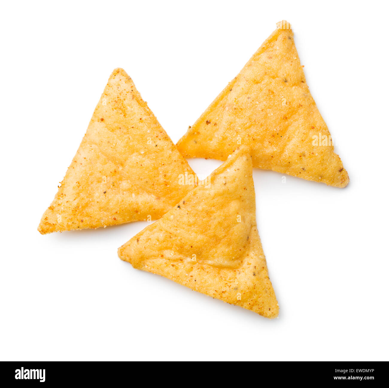 tortilla chips on white background Stock Photo - Alamy