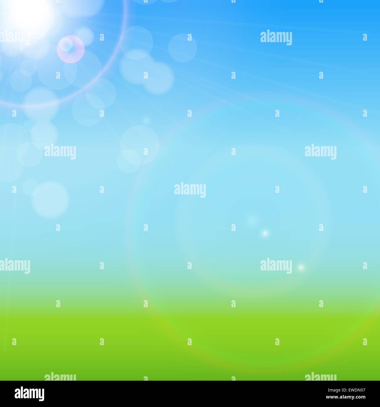Natural Sunny Background Vector Illustration Stock Vector Image & Art ...