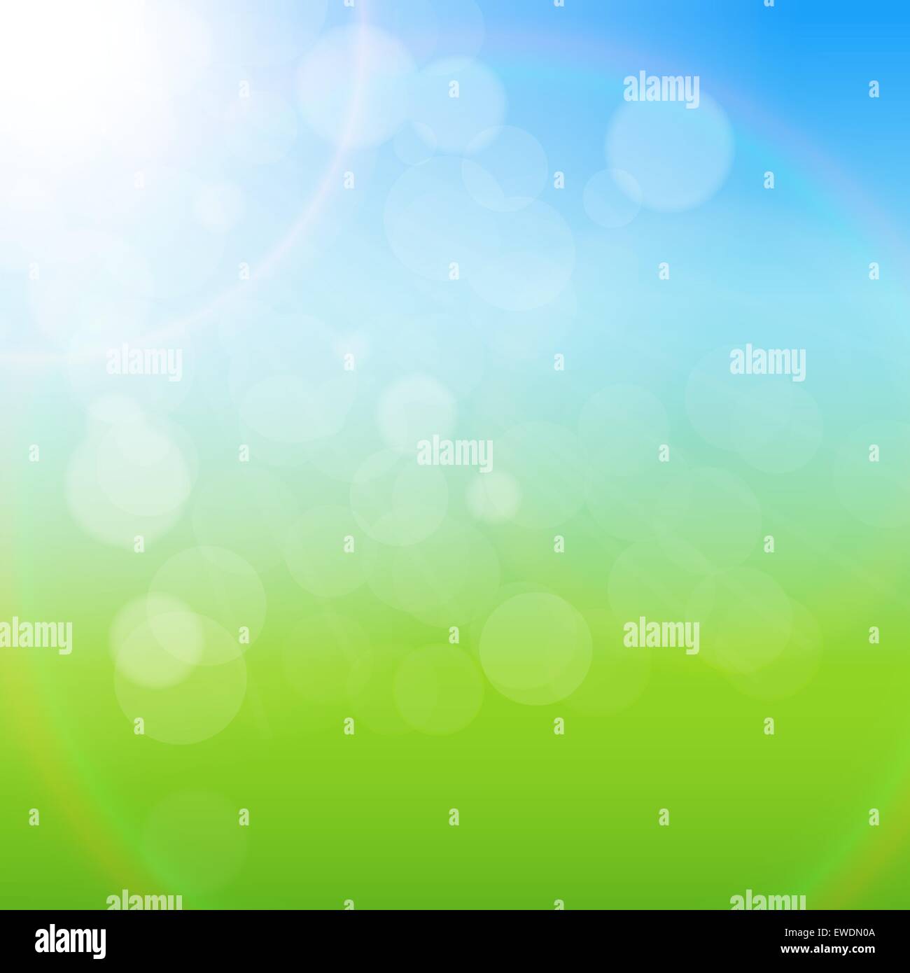 Natural Sunny Background Vector Illustration Stock Vector Image & Art ...