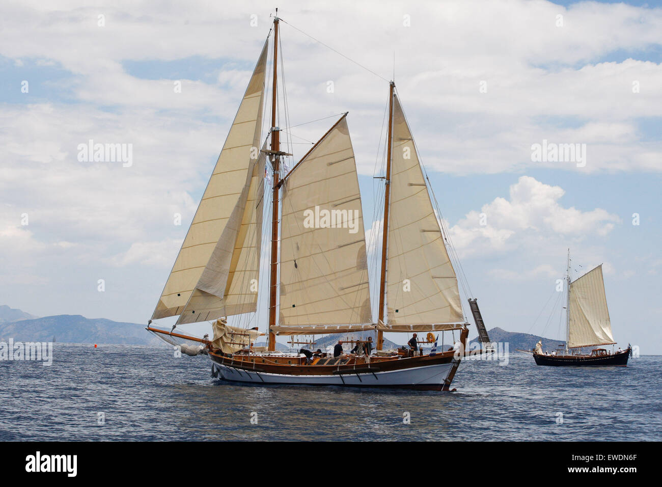The inaugural event of the Spetses Classic Yacht Race 2011 was held in ...