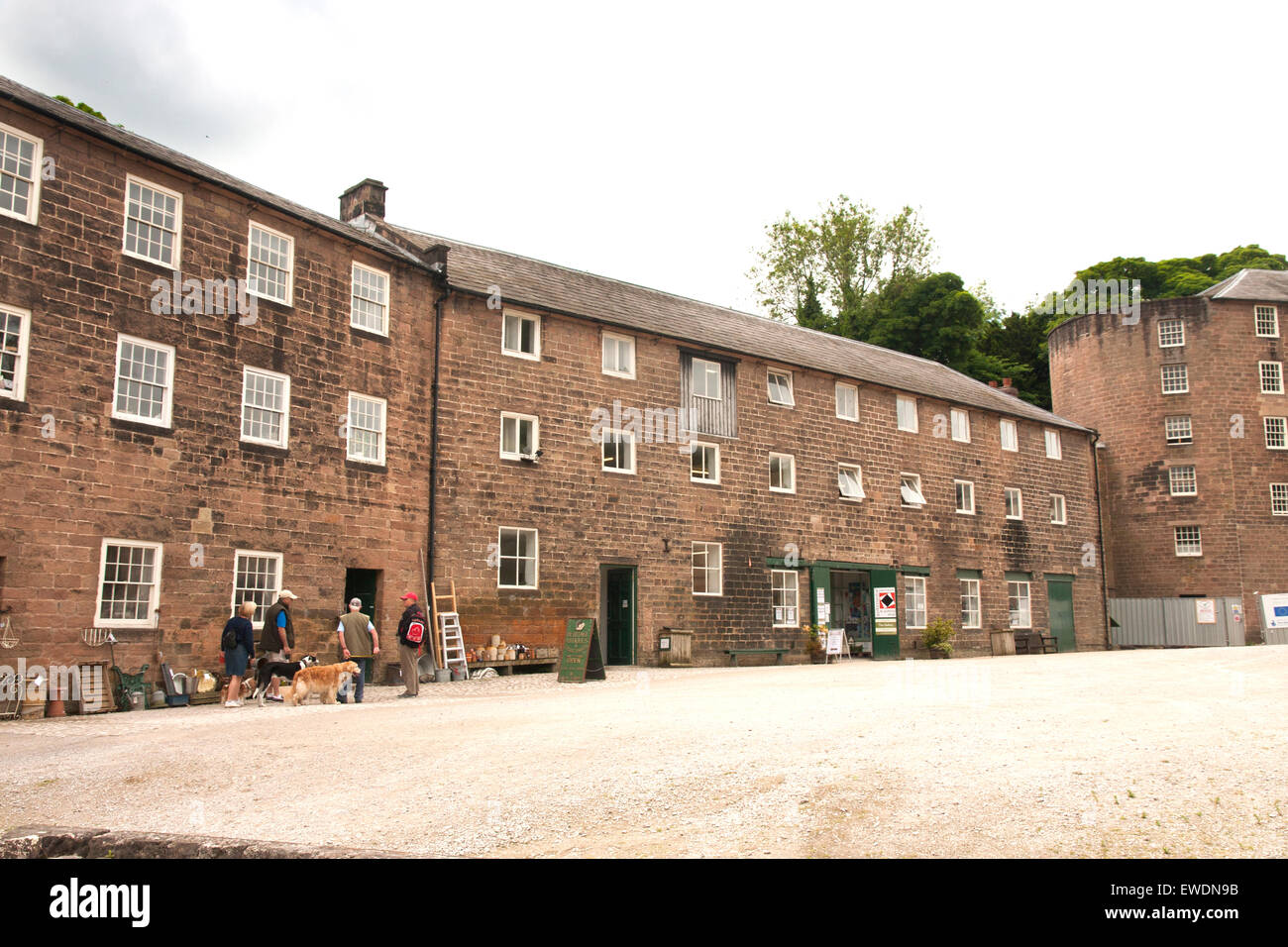 Cromford Mill Derbyshire UK Stock Photo - Alamy