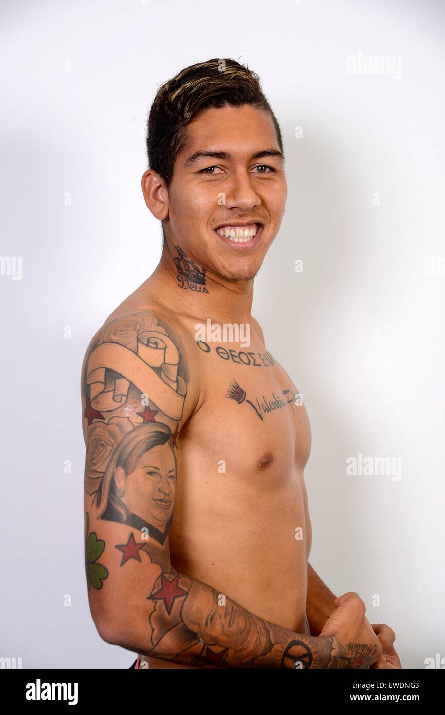 Soccer - Photocall with Brazil's Roberto Firmino of German Bundesliga ...