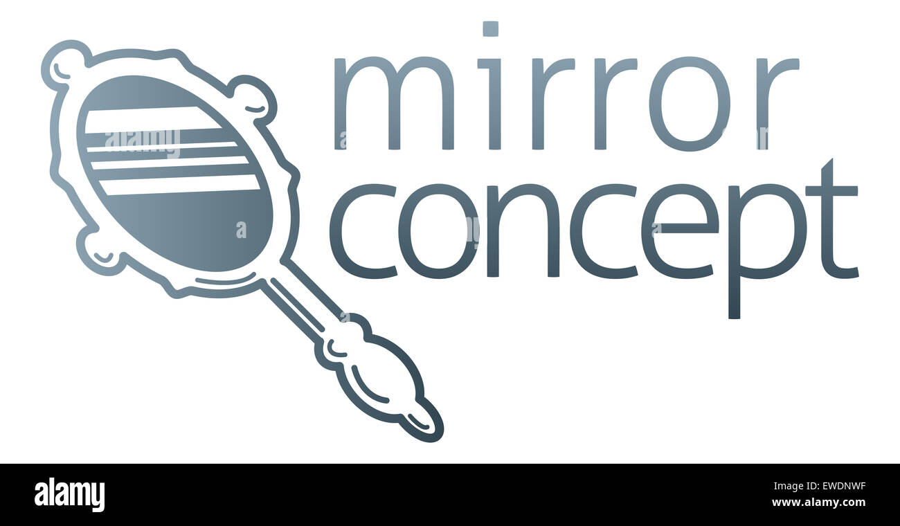 Mirror logo hi-res stock photography and images - Alamy