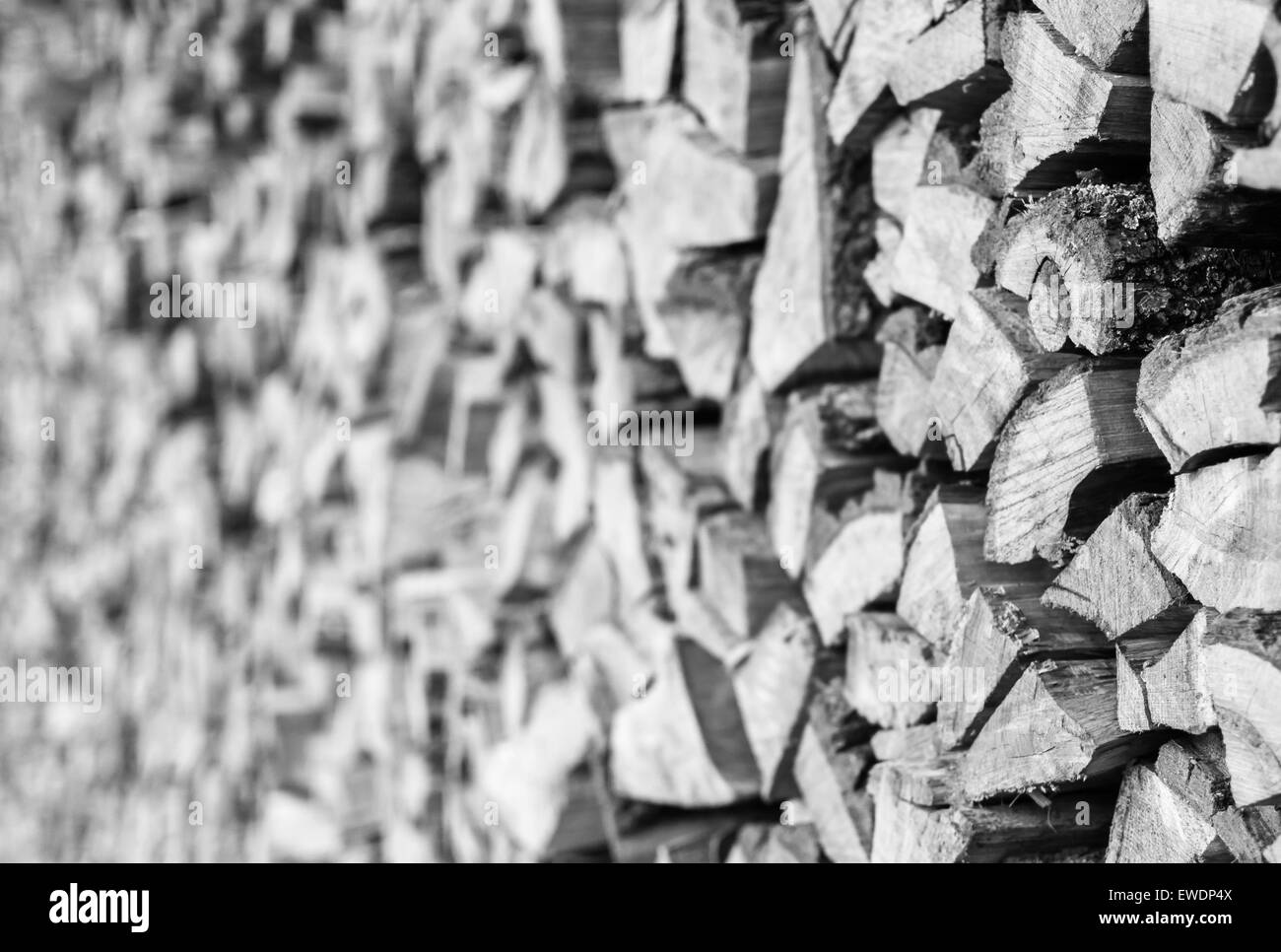 Split firewood Black and White Stock Photos & Images - Alamy