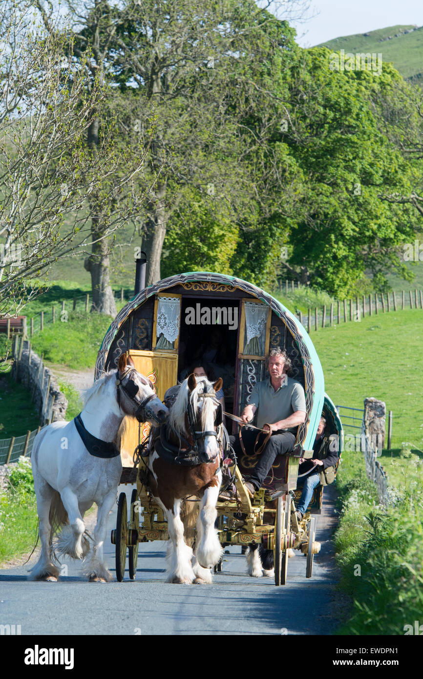 Horse Drawn Gypsy Caravan High Resolution Stock Photography and Images ...