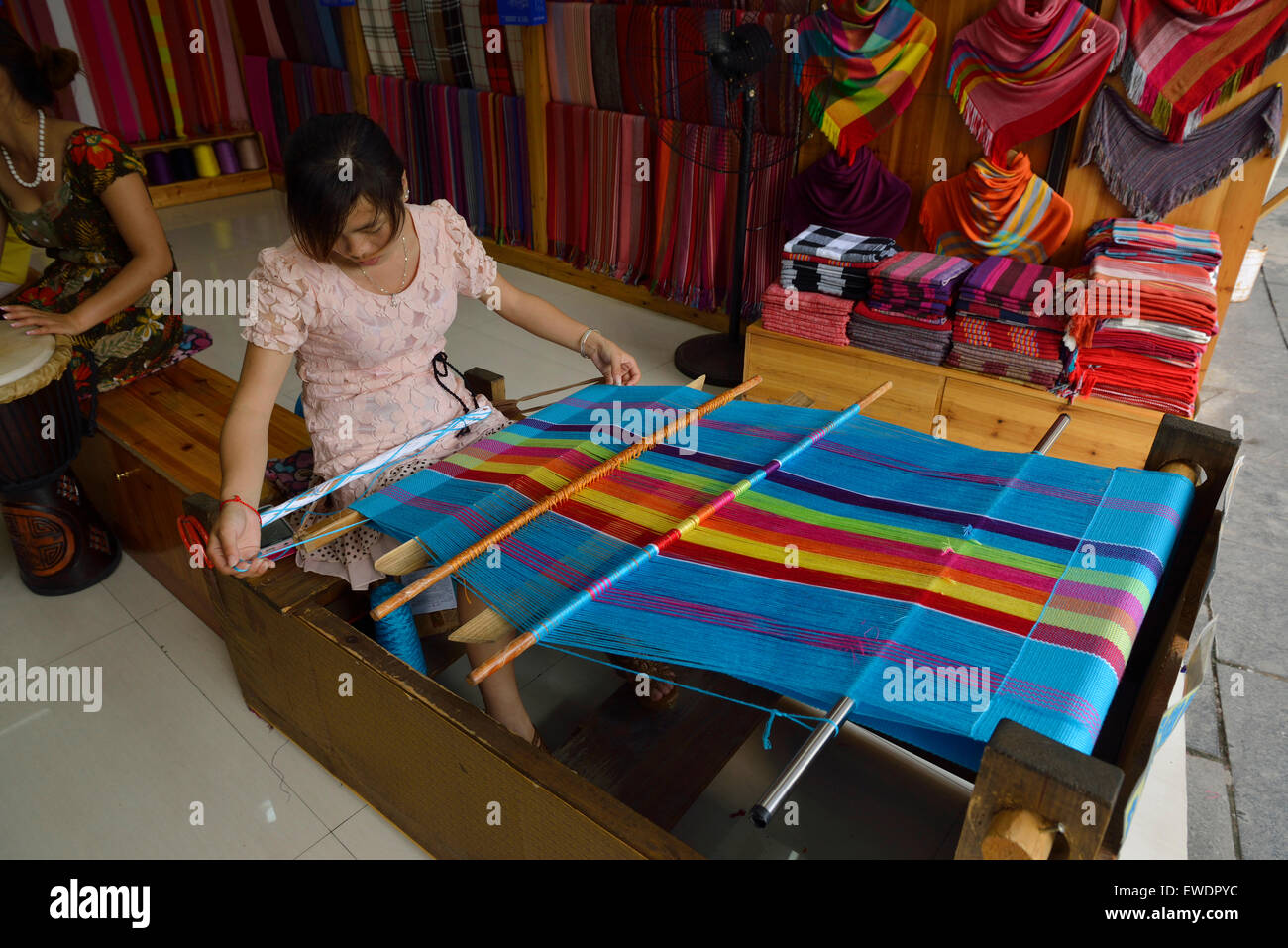 Demonstration of textile Stock Photo - Alamy
