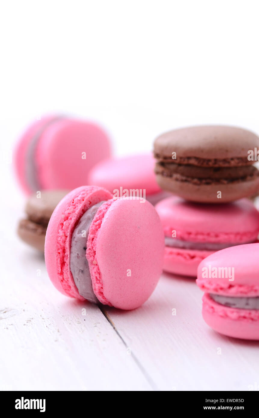 traditional french macarons – stock photo Stock Photo - Alamy