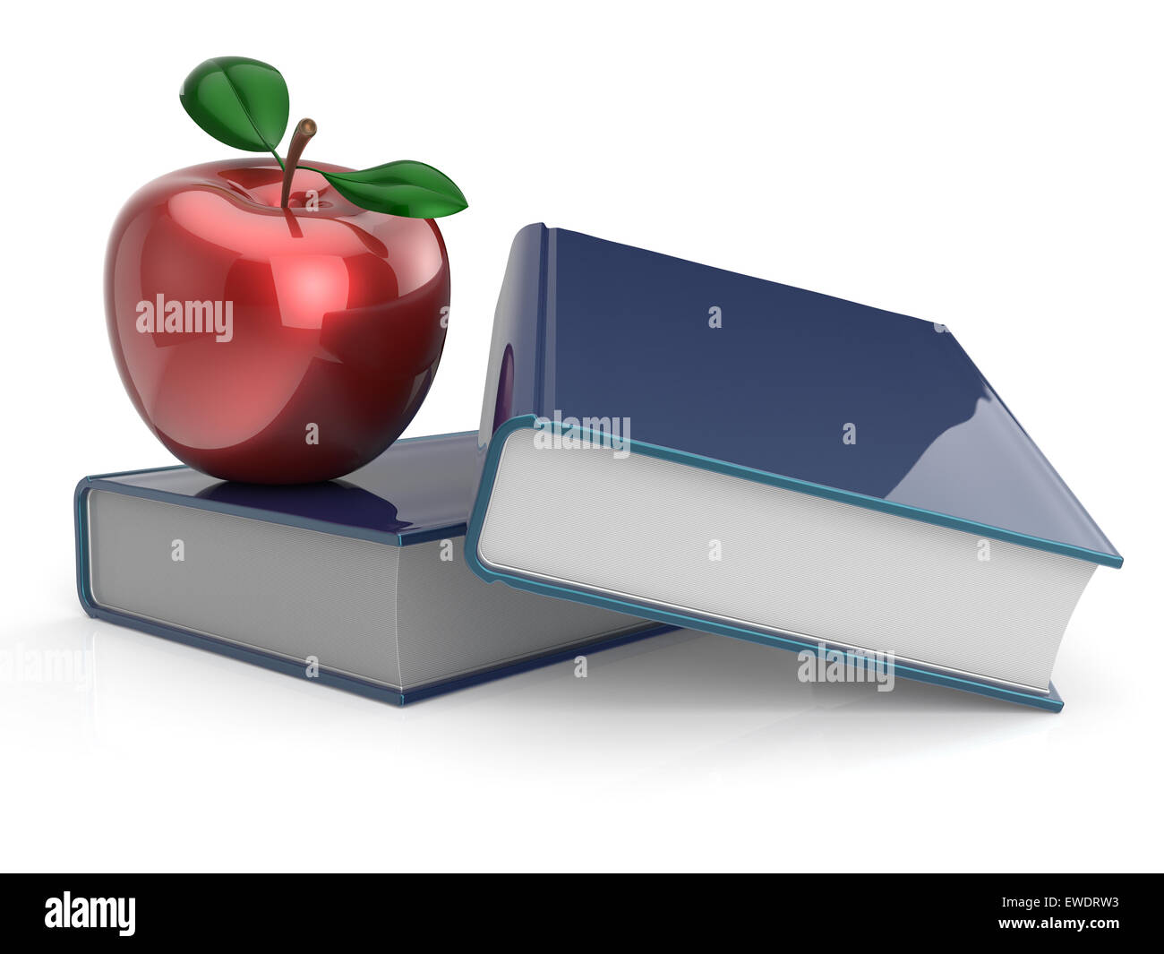 Books and red apple education learning health reading textbook ...