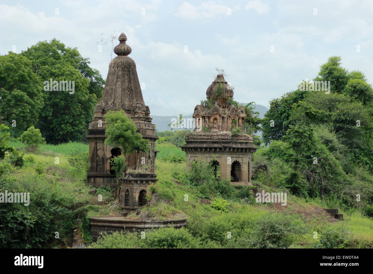 Temple at Shree Kshetra Mahuli, Satara, Maharashtra Stock Photo - Alamy