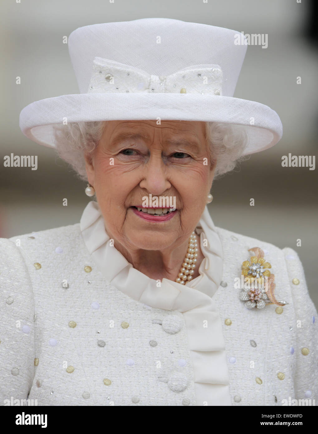 Berlin, Germany. 24th June, 2015. The British Queen Elizabeth II is ...
