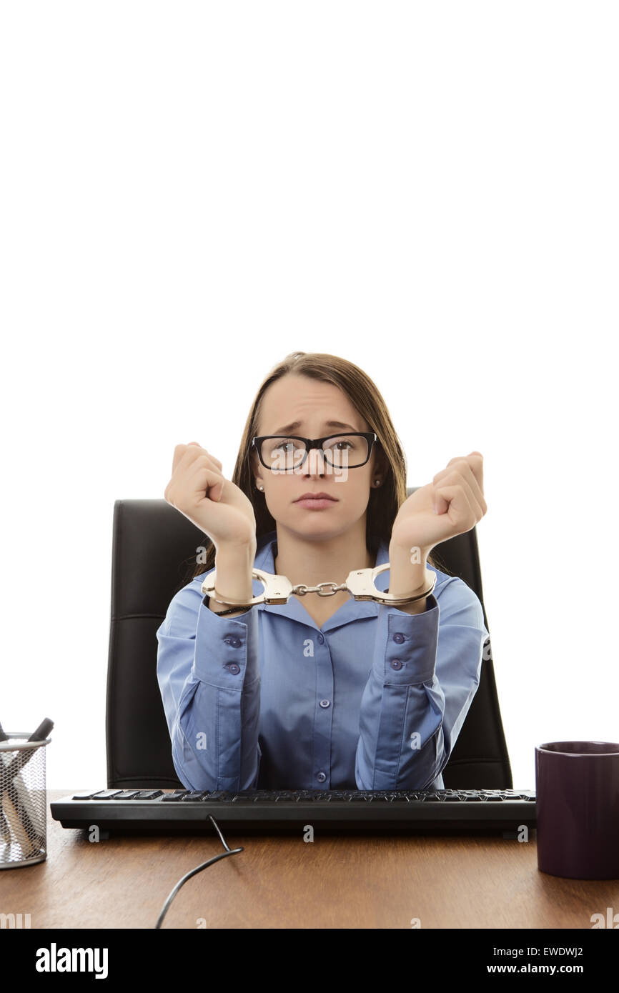 Handcuffed girl hi-res stock photography and images - Alamy