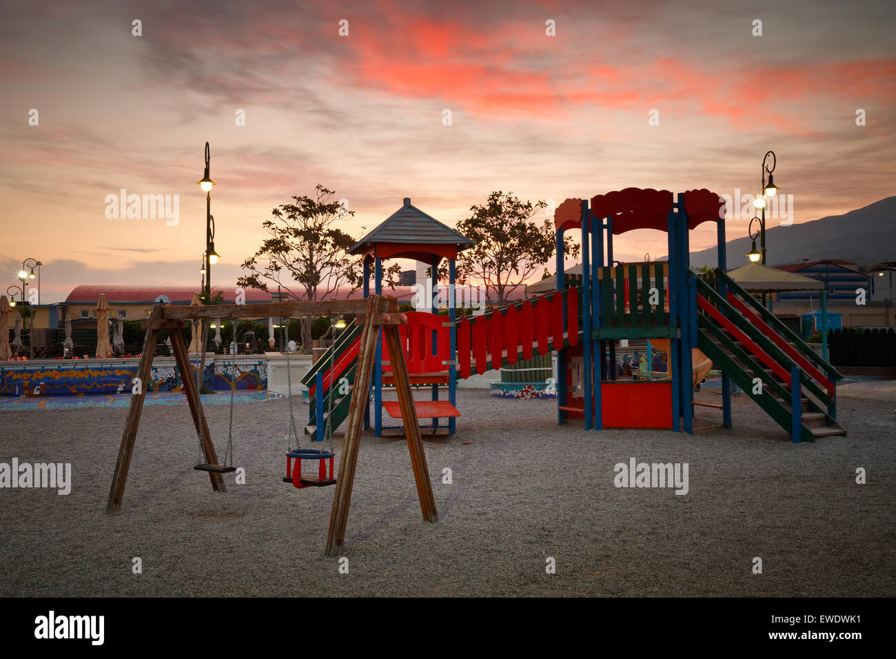 Greek playground hi-res stock photography and images - Alamy