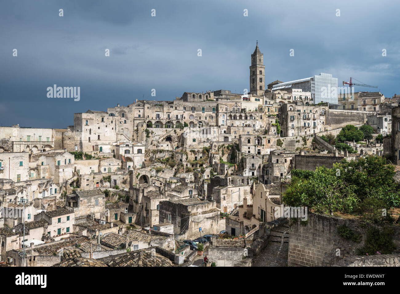 Ancient town of Matera (Sassi di Matera), Basilicata, Italy Stock Photo ...