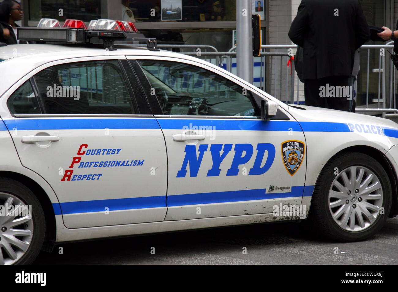 NYPD car, New York City, USA Stock Photo - Alamy