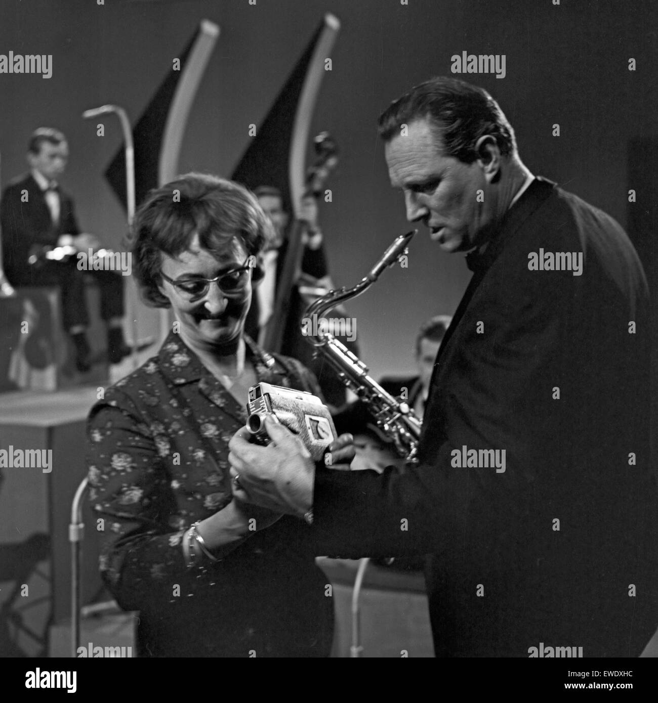 Jazzsession in Hamburg, Deutschland 1960er Jahre. Jazz session at ...