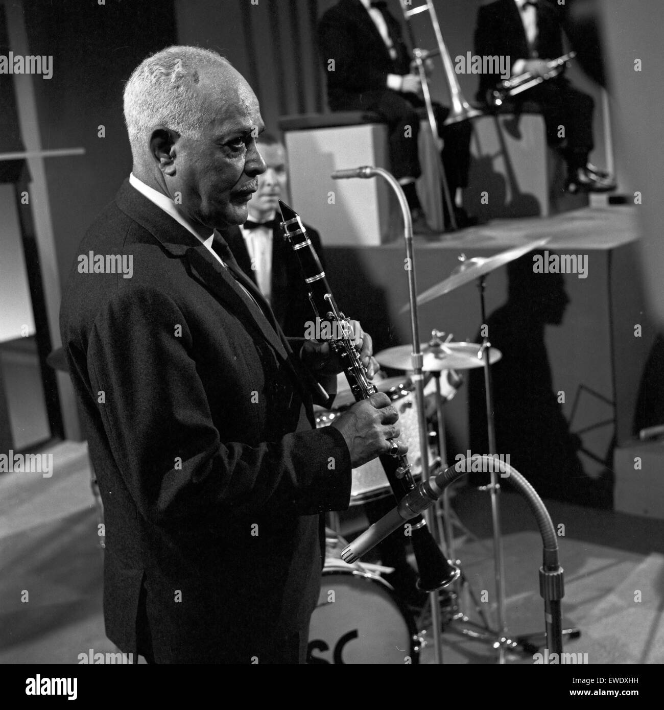 Jazzsession in Hamburg, Deutschland 1960er Jahre. Jazz session at ...