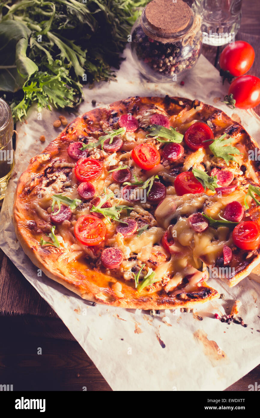 Classic pizza hi-res stock photography and images - Alamy