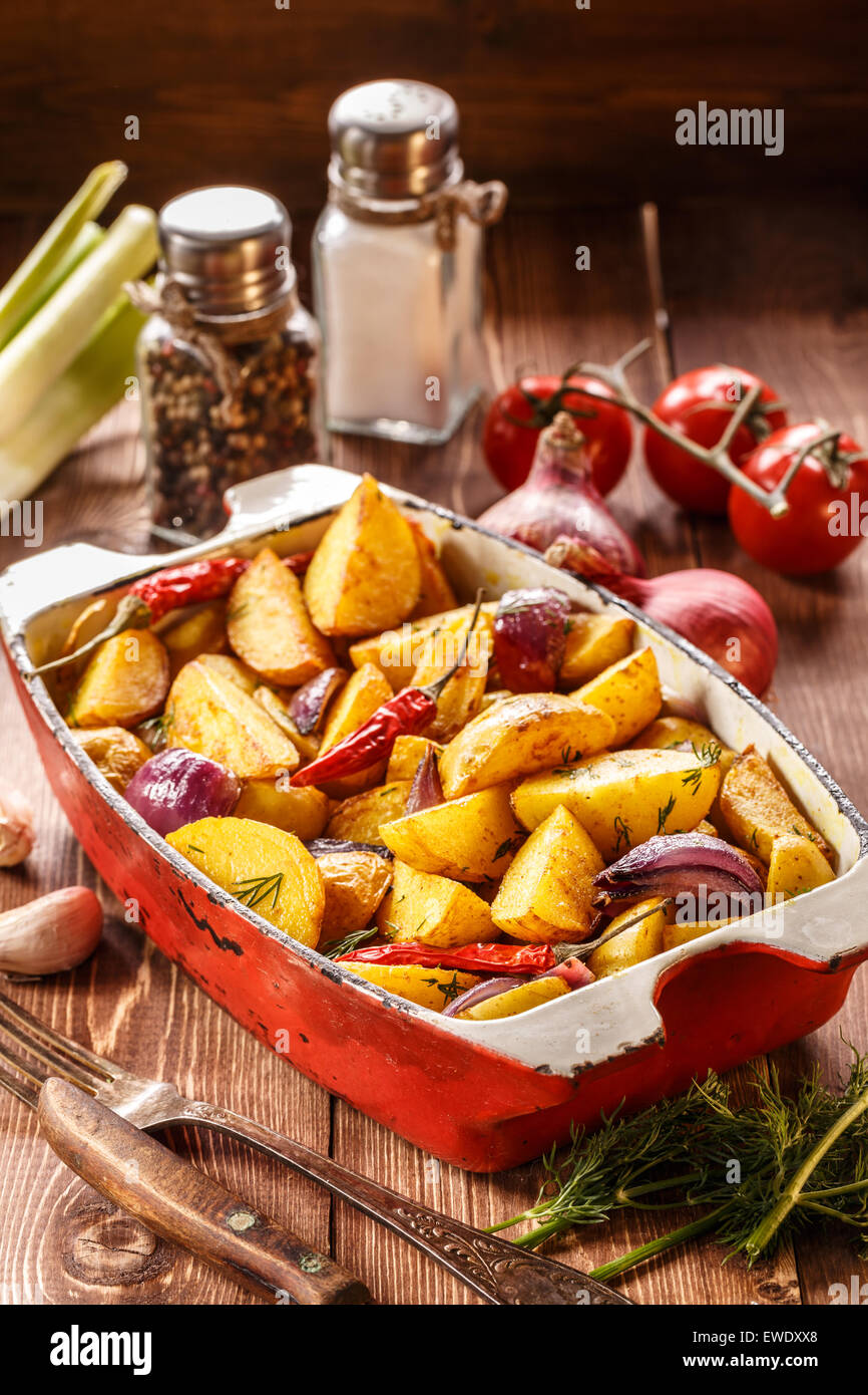 Bowl fried potato on hi-res stock photography and images - Alamy