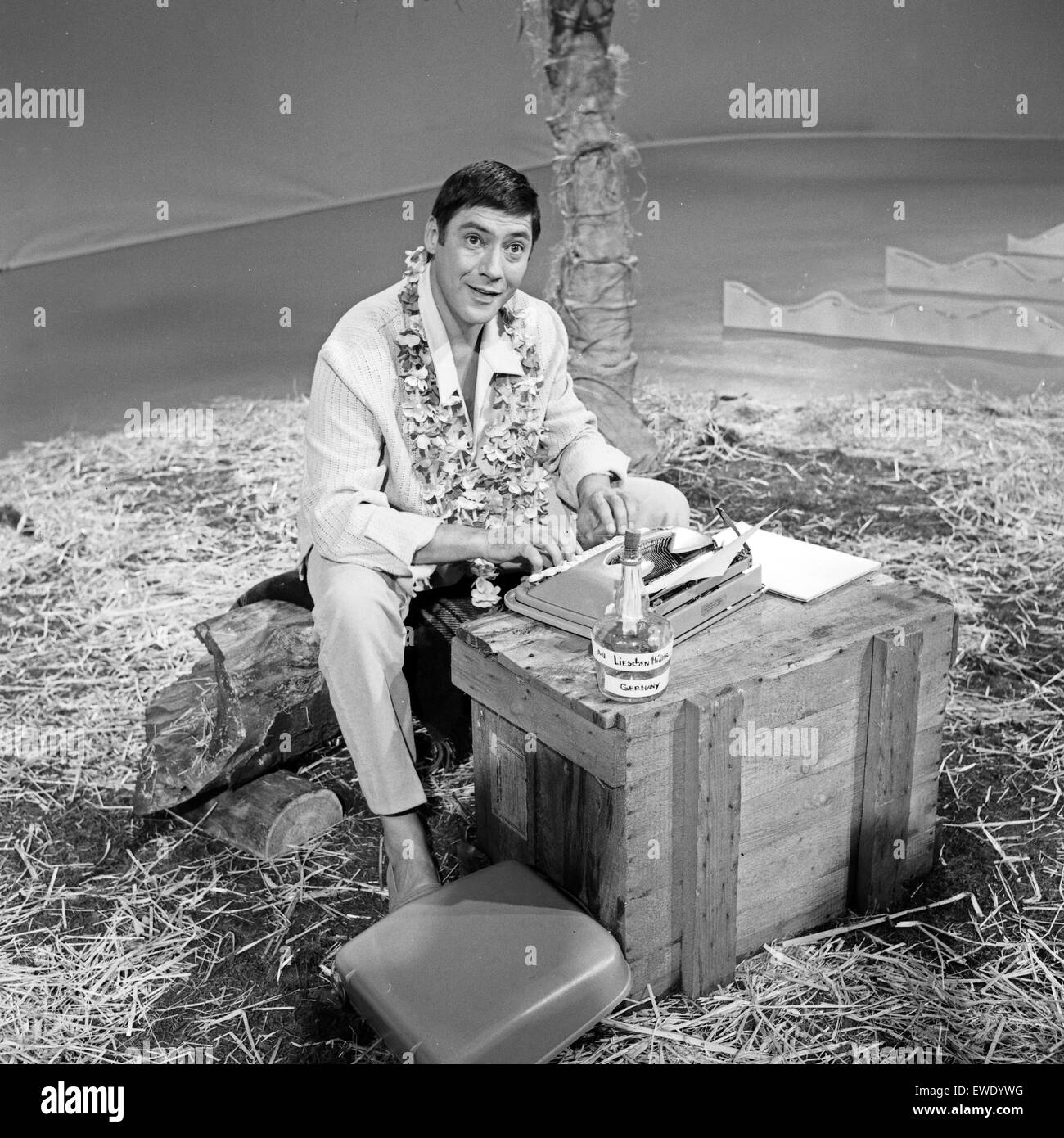 Deutscher Sänger und Schauspieler Peter Rene Körner, Deutschland 1960er ...