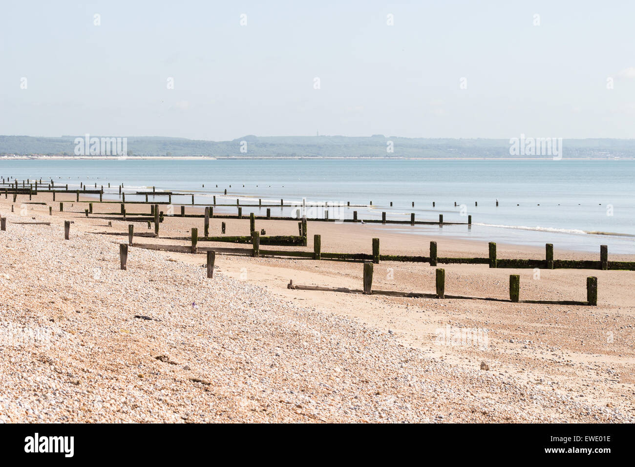 The English coast at Littlestone on Sea,Kent Stock Photo - Alamy