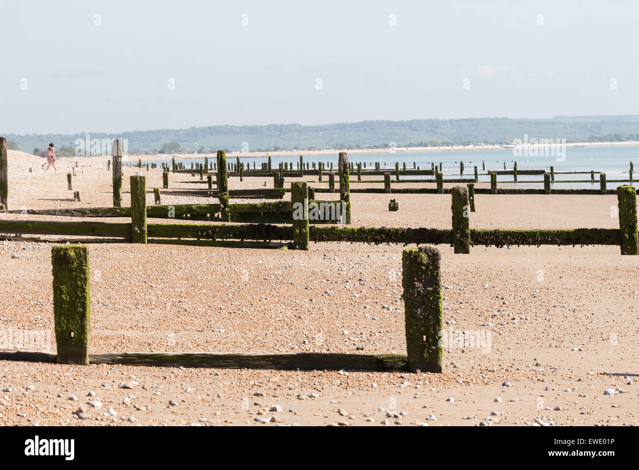 The English coast at Littlestone on Sea,Kent Stock Photo - Alamy