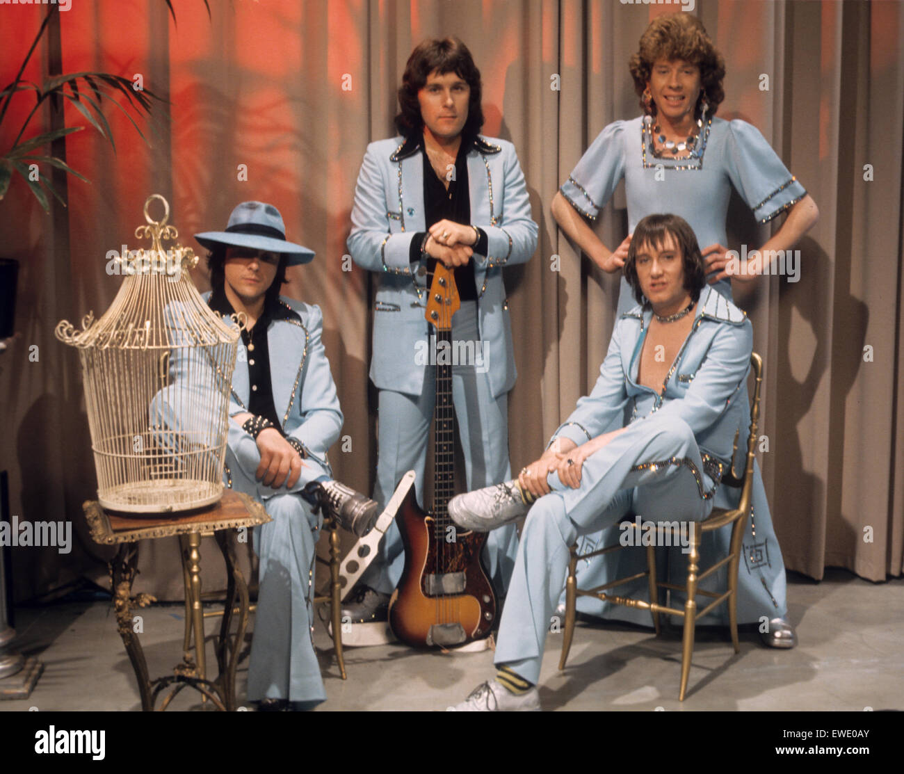 MUD UK glam rock group about 1974 Stock Photo - Alamy
