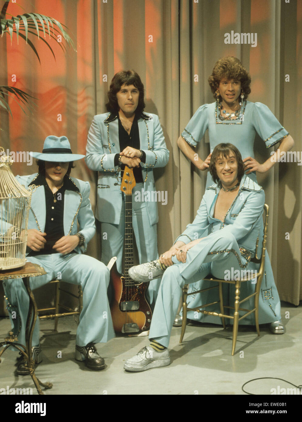 MUD UK glam rock group about 1974 Stock Photo - Alamy