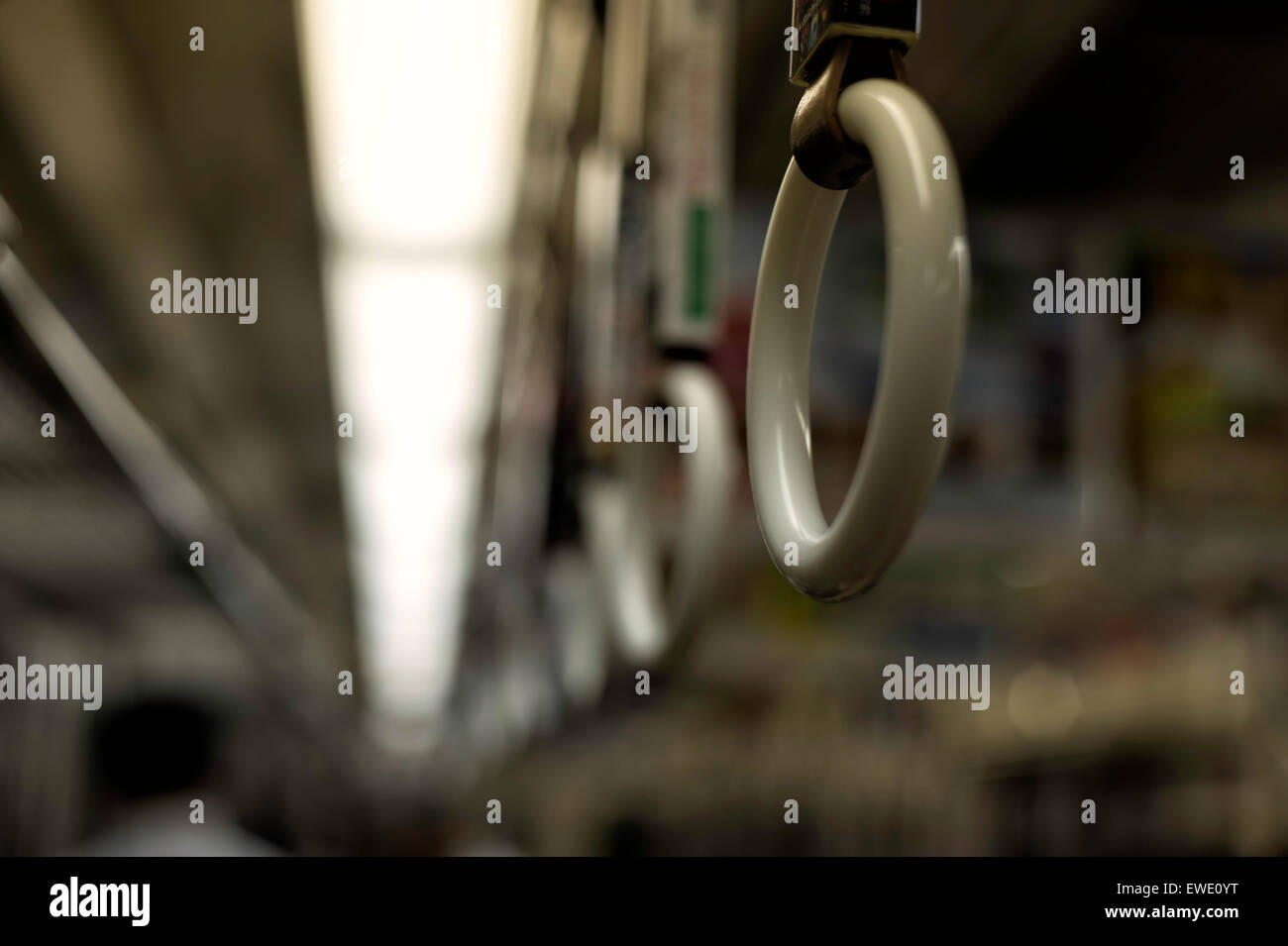 A subway hand ring Stock Photo - Alamy