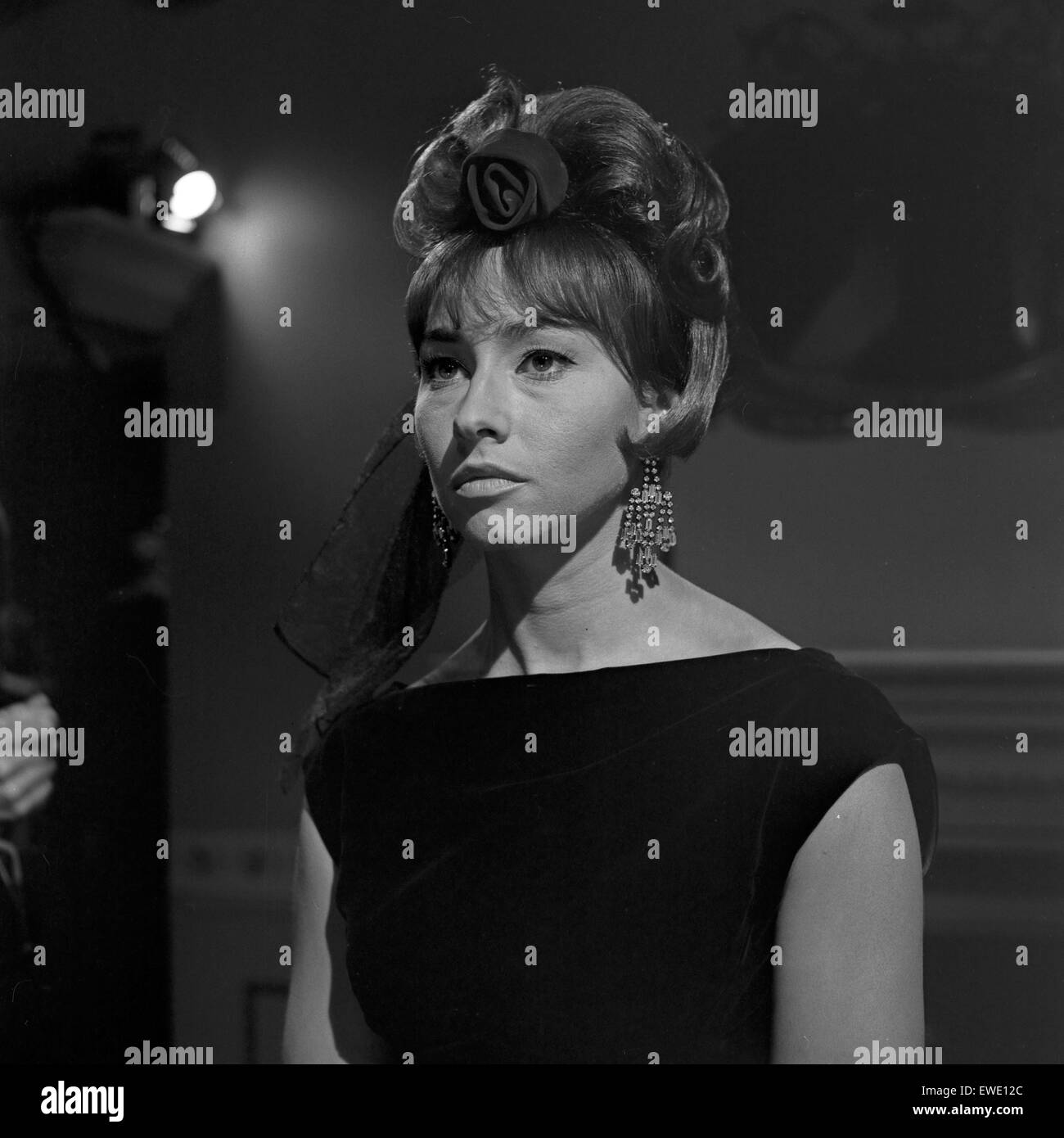 Deutsche Schauspielerin Dorit Amann, Deutschland 1960er Jahre. German ...