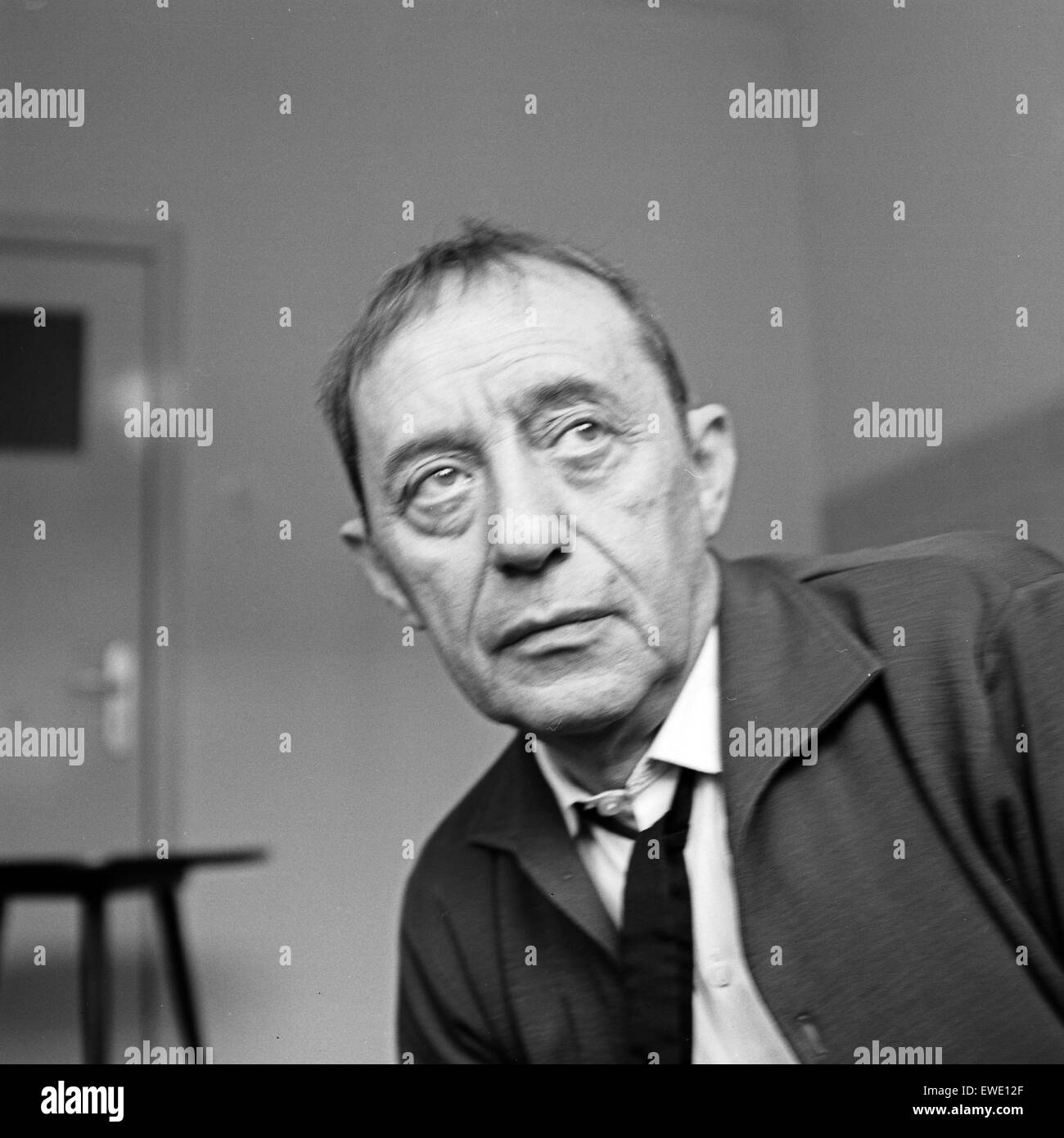Deutscher Schauspieler Curt Bois, Deutschland 1960er Jahre. German ...